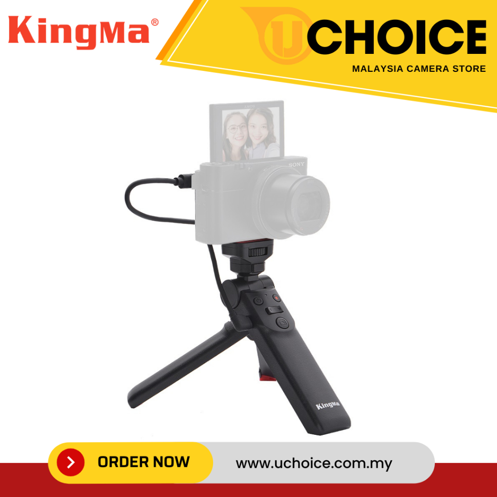 KingMa New Vlog Accessories Vlogging Camera Grip Selfie Stick for Sony ...