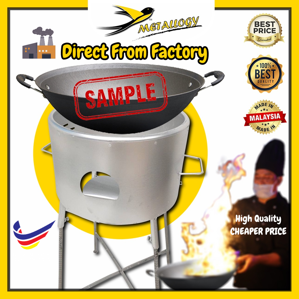 Metallogy Wok Gas Stove Stand Kitchen Stand Kuali Dapur Stand Stove ...