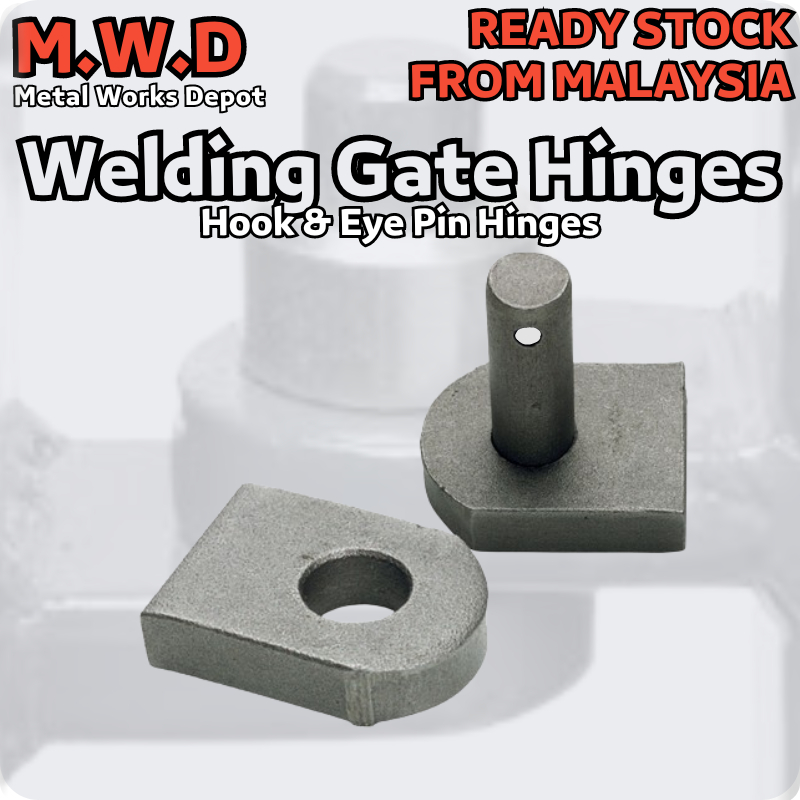 Welding Gate Hinges Set 3/8" x 1.1/4" x 2" Door Ear Bracket Gate Pin ...
