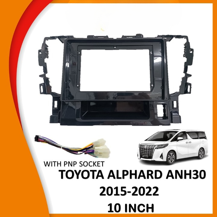 Android Player Casing TOYOTA ALPHARD ANH30-10''-2015-2022-BLACK (WITH ...