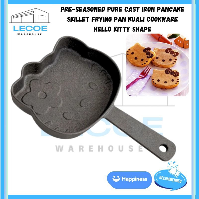 (LOWEST PRICE)Pre-Seasoned Pure Cast Iron PanCake Skillet Frying Pan ...