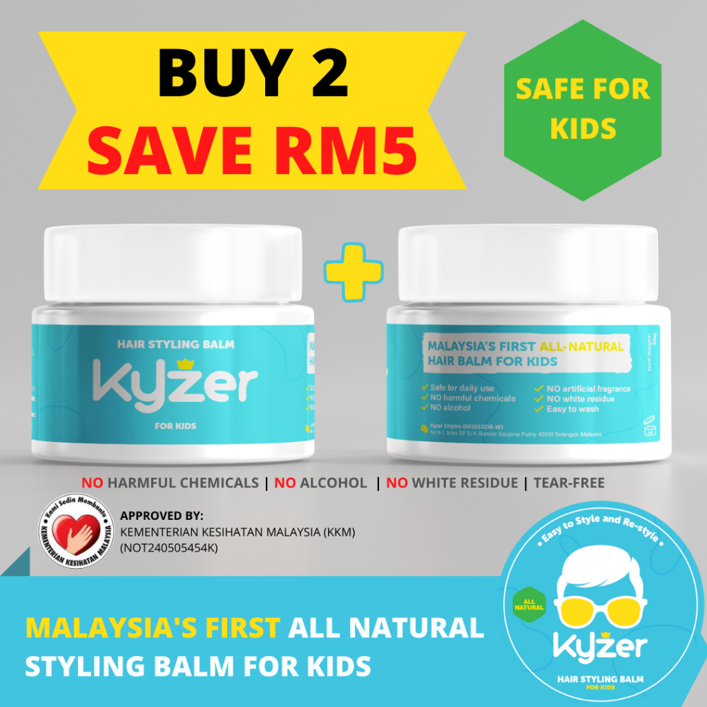 COMBO - 2x Kyzer Hair Styling Balm (Pomade) 50g | Shopee Malaysia