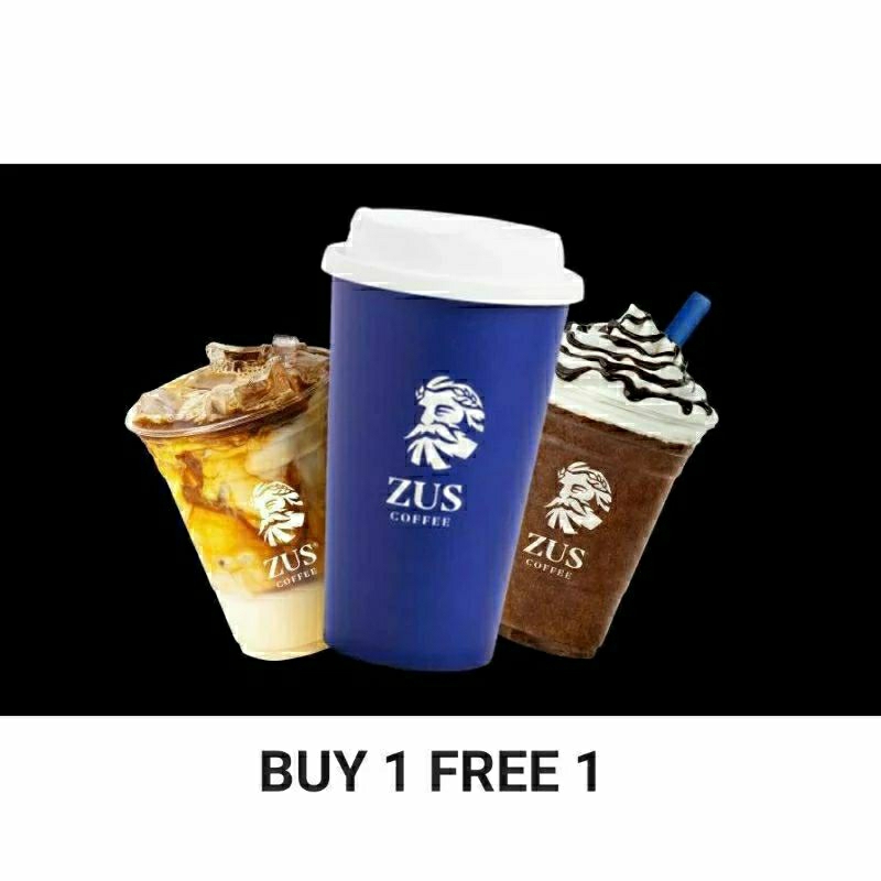 ZUS COFFEE buy 1 free 1 E-VOUCHER new year offer (android and ios ...