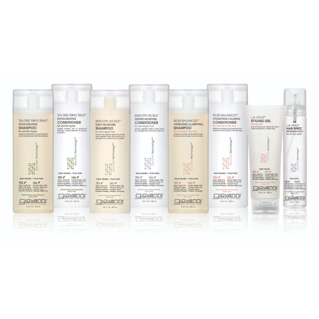 Giovanni Shampoo / Conditional 50:50 Balanced/Smooth As Silk/Tea Tree ...