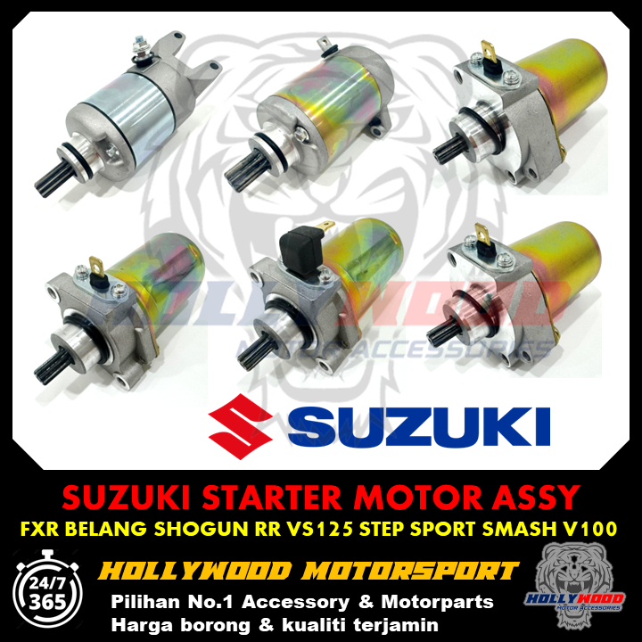 SUZUKI STARTER MOTOR ASSY STANDARD OEM BELANG FXR150 SHOGUN RR SPORT ...