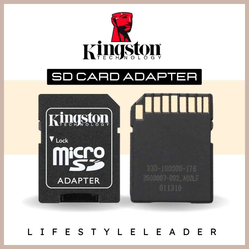 Kingston microSD Adapter for Laptop Camera High Speed Memory Card ...