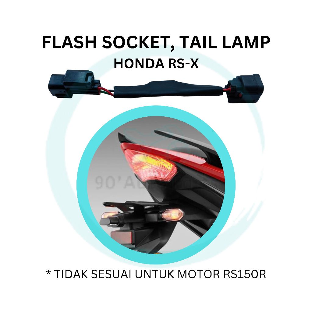 MOTOR HONDA RSX 150 RS X 150 TAIL LAMP FLASH SOCKET BRAKE LIGHT WAYAR ...