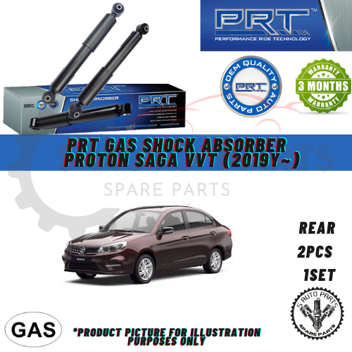 PROTON SAGA VVT (2019Y~) (belakang REAR) 100% BRAND PRT SHOCK ABSORBER ...