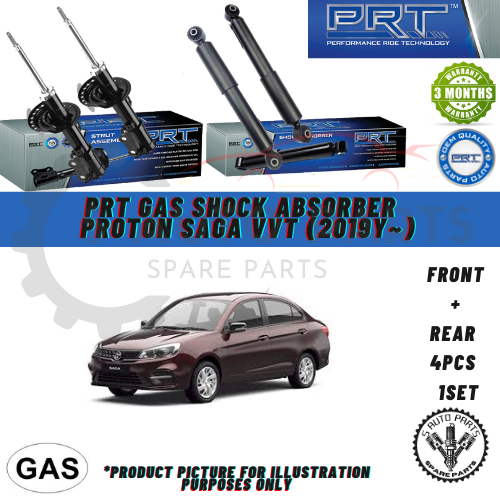 PROTON SAGA VVT (2019Y~) (depan FRONT OR belakang REAR)BRAND PRT SHOCK ...
