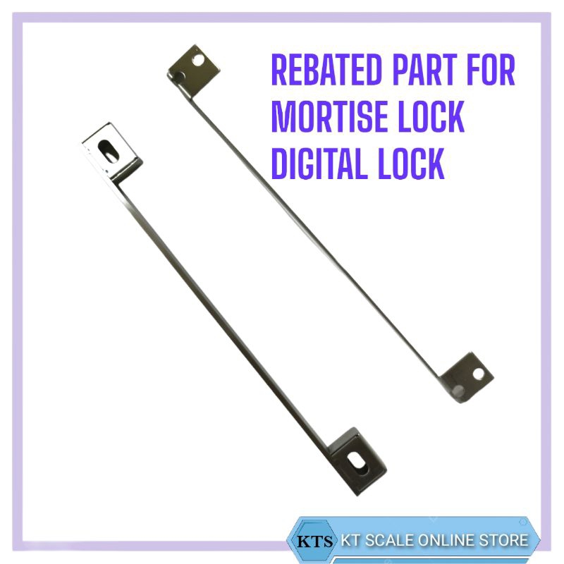 REBATED PART FOR MORTISE LOCK DIGITAL LOCK DOUBLE DOOR 240MM | Shopee ...