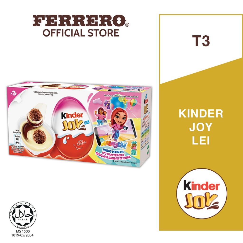 Kinder Joy Lei - Pink (T3) (Random Toys Given) | Shopee Malaysia