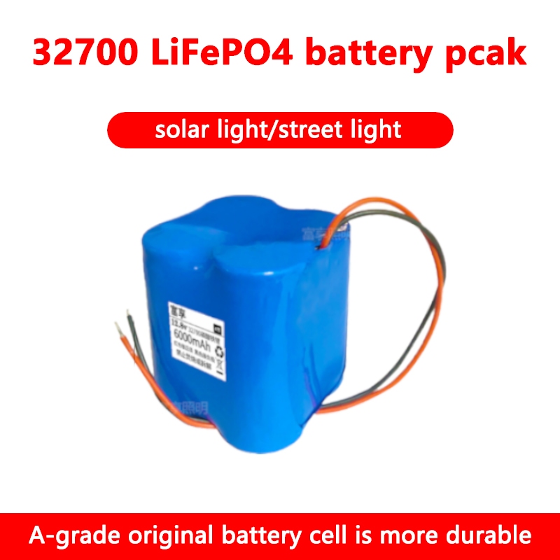 32700 9.6V 12.8V LiFePO4 Rechargeable Battery Pack for Solar Street ...