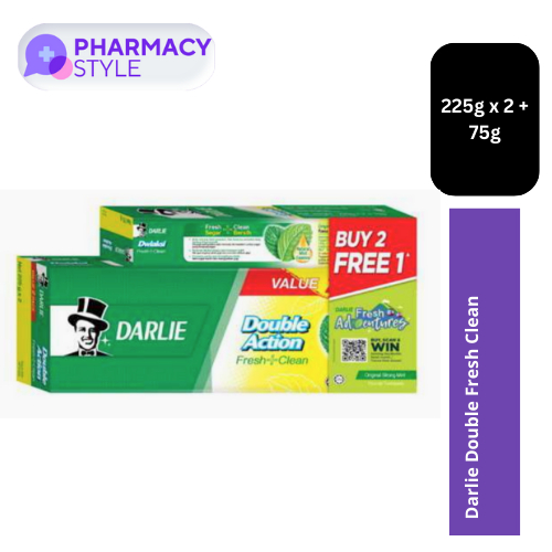 Darlie Toothpaste Value Pack 2in1 ( 225g X 2pcs + 75g ) | Shopee Malaysia