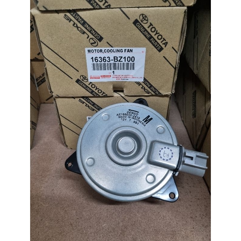 100% GENIUNE TOYOTA AVANZA F651 F652 RADIATOR COOLING FAN MOTOR 16363 ...