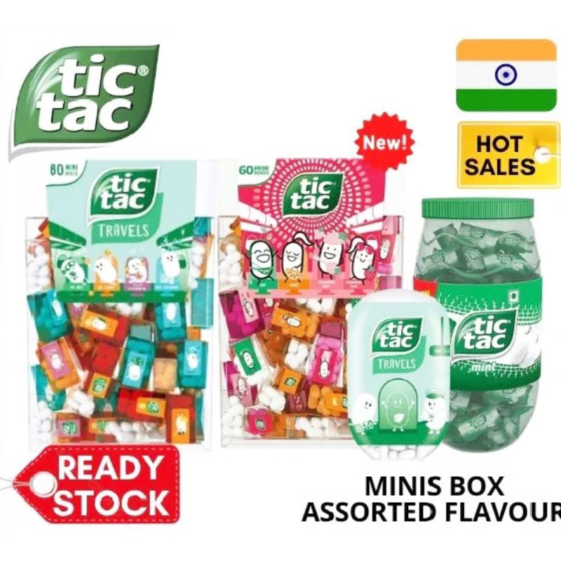 TiC TAC 60 MiNi BoxeS 228g ALL FLAVOUR | Shopee Malaysia