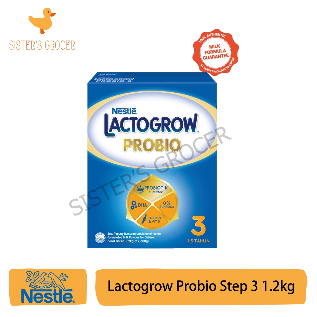 Nestle Lactogrow Probio Step 3 / Step 4 Milk Powder 1.2kg （NEW PACKING ...