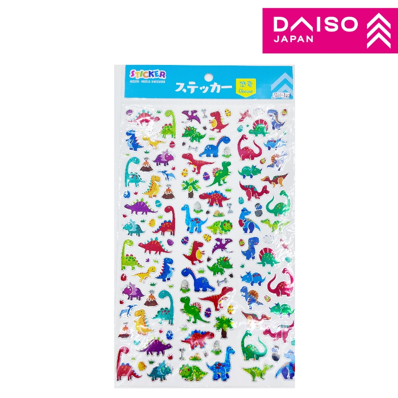 DAISO No-523 Kids Sticker Collection (Dinosaur) | Shopee Malaysia