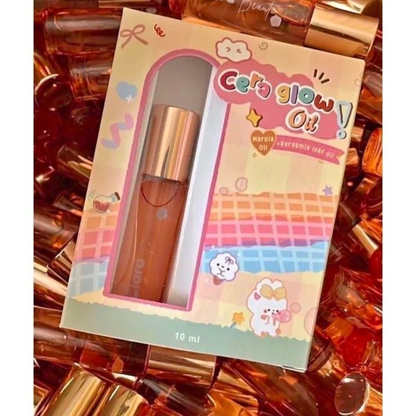 CLARA CERA GLOW OIL (10ML) ORIGINAL CLARA BEAUTY OIL CERA 10ML | Shopee ...