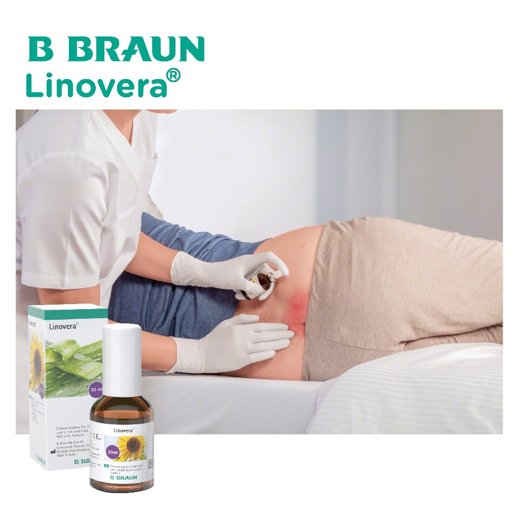 BBRAUN LINOVERA Spray 30ml / hydrating and healing effect / Improves ...