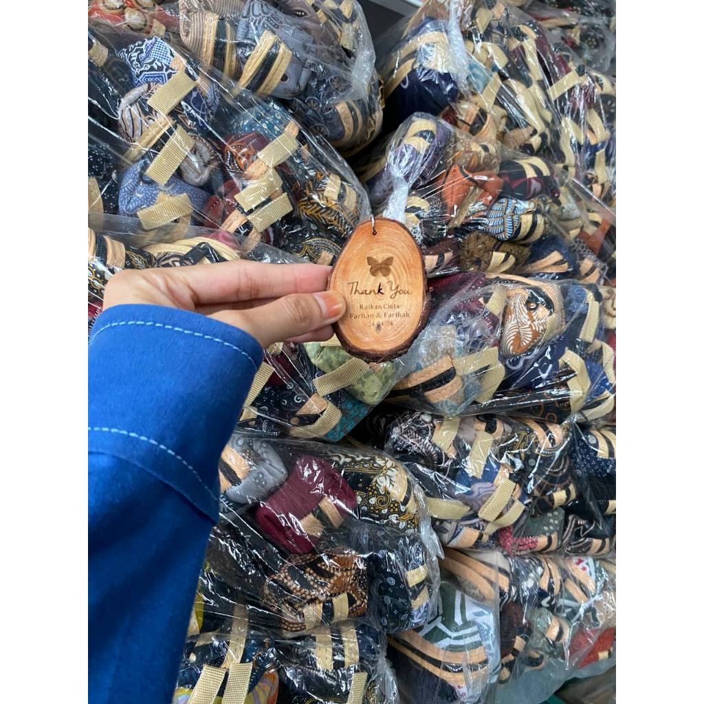 [NEW] Doorgift cenderahati - Keychain kayu (BOLEH CUSTOM CETAKAN ...