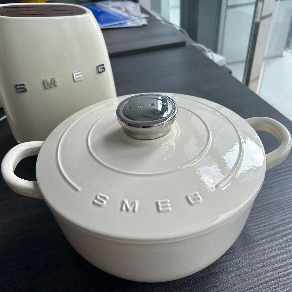 SMEG pot 24cm double ear soup pot 4.2L large capacity household soup ...