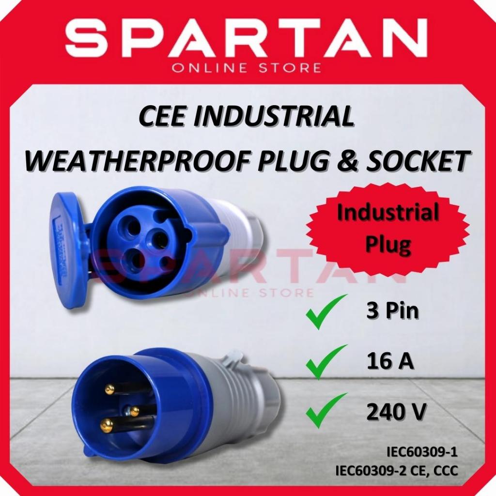 Cee Industrial Weatherproof Plug And Socket / Single phase Industry ...