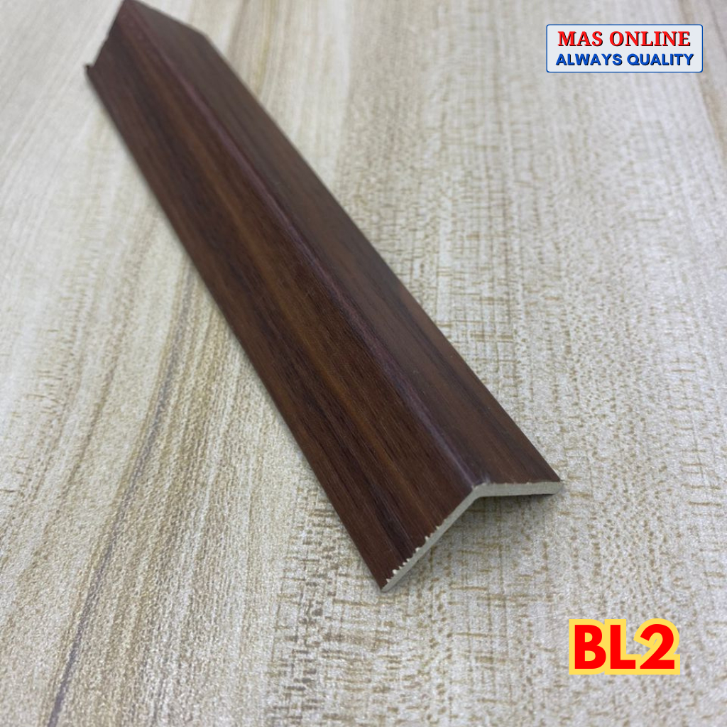 Panel Dinding L PROFILE Fluted wall panel WPC Fluted Panel PVC Edging ...