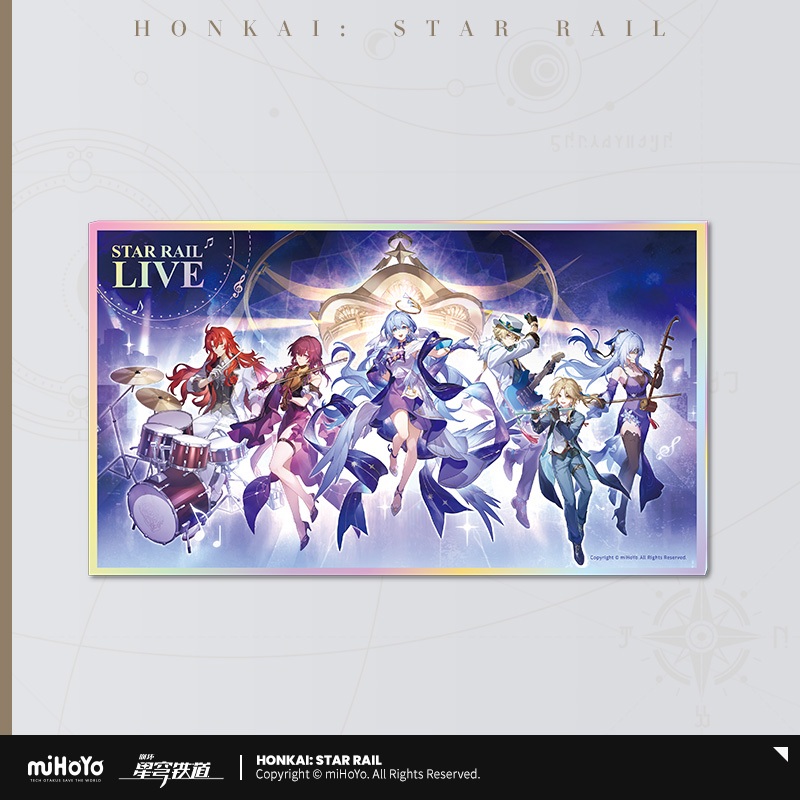 READY STOCK【Honkai: Star Rail】Star Rail Live - Holo PET Shikishi ...