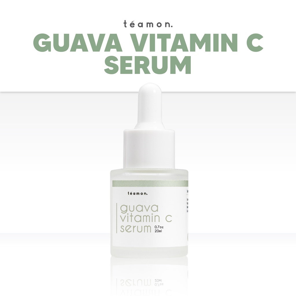 Teamon Guava Vitamin C Serum - Serum Parut Jerawat dan Parut hitam Aloe ...
