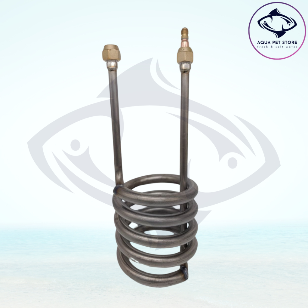 1HP Titanium Submersible Cooling Coil for Marine, Reef, Seafood ...