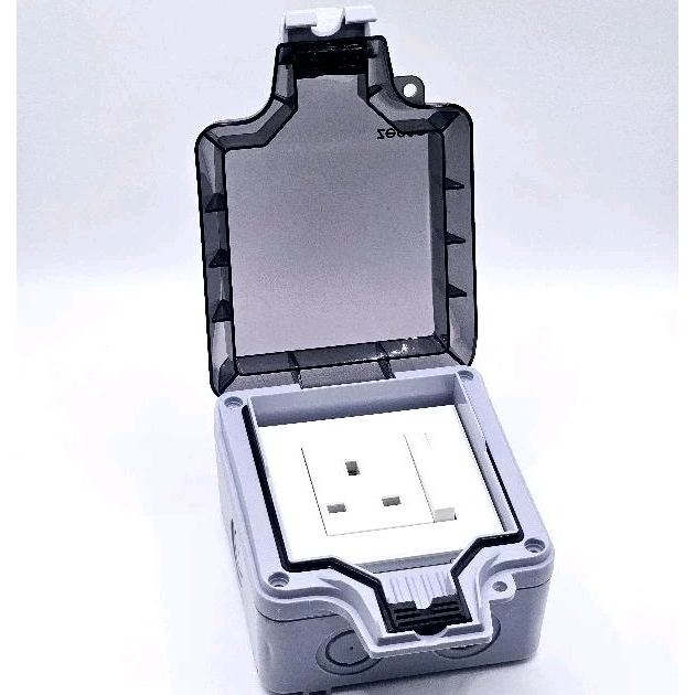SIMON & ZENSO IP66 OUTDOOR 13A WEATHERPROOF SWITCH SOCKET OUTLET ...