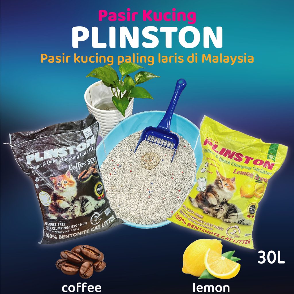 [REPACK]3kg Plinston Super Premium Bentonite Cat Litter Instant ...