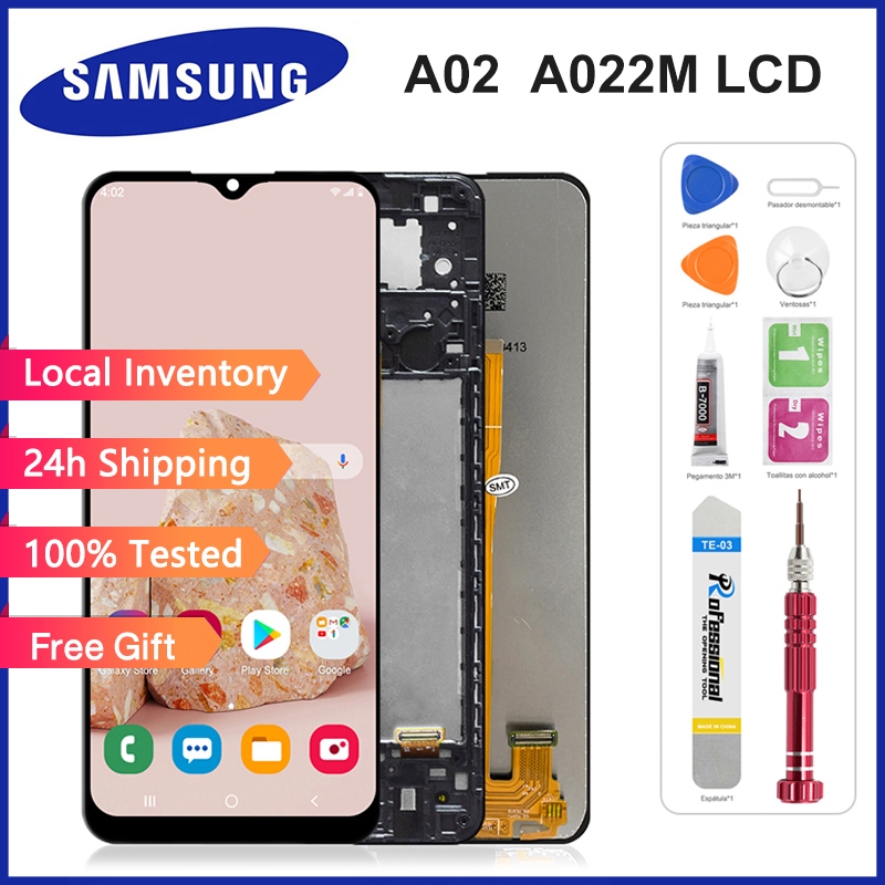 Original LCD for Samsung A02 LCD Display Touch Screen Digitizer For ...
