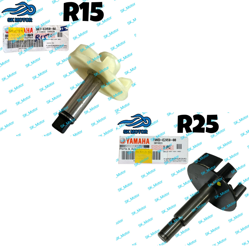 Yamaha YZF-R15 R15 YZF-R25 R25 Original Water Pump Impeller Shaft Assy ...