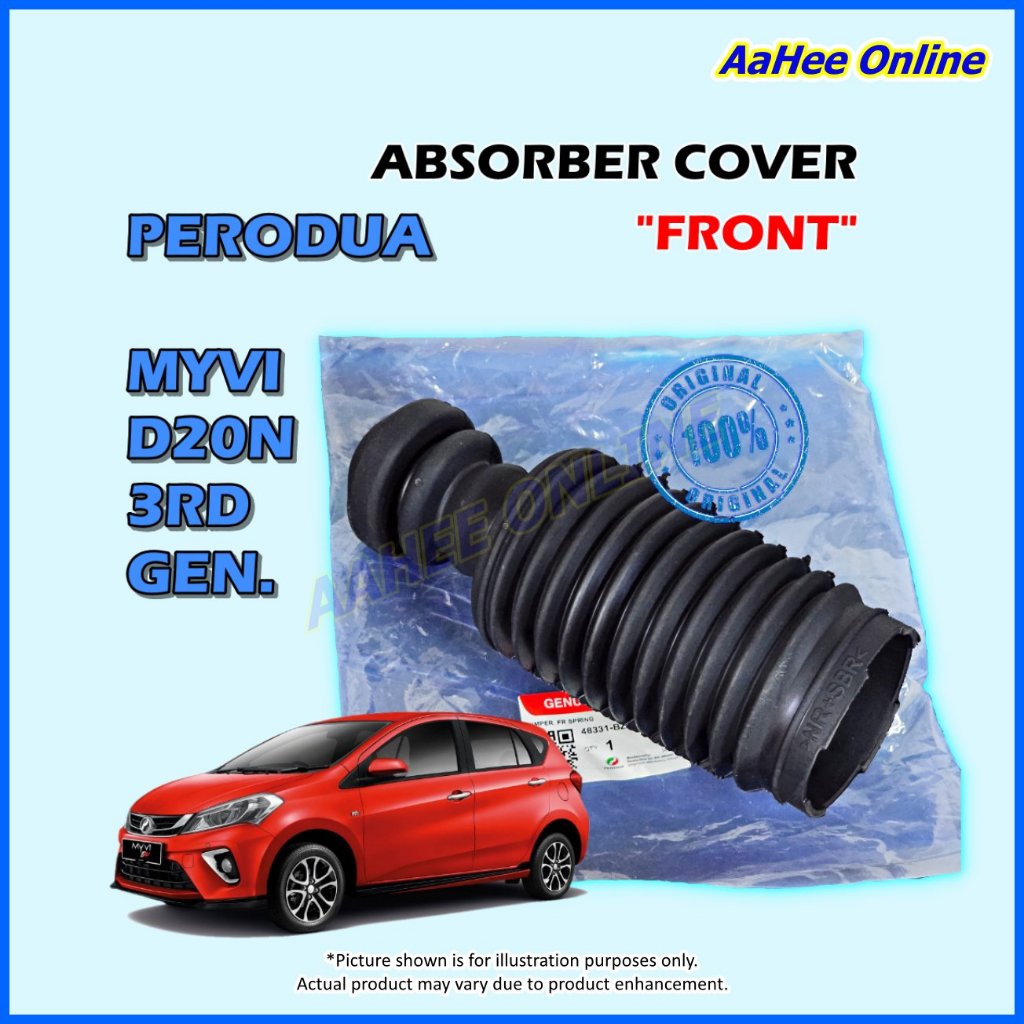 MYVI D20N 3rd Gen. Original Front Absorber Dust Cover / Spring Bumper ...