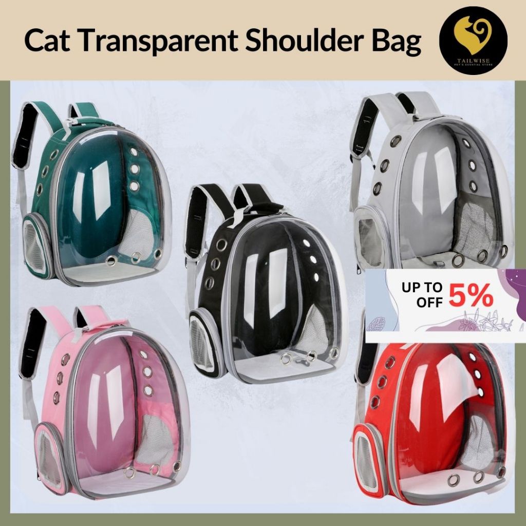 Cat Bag Transparent Astronaut Pet Cat Carrier Carrier Bag Kucing Murah ...