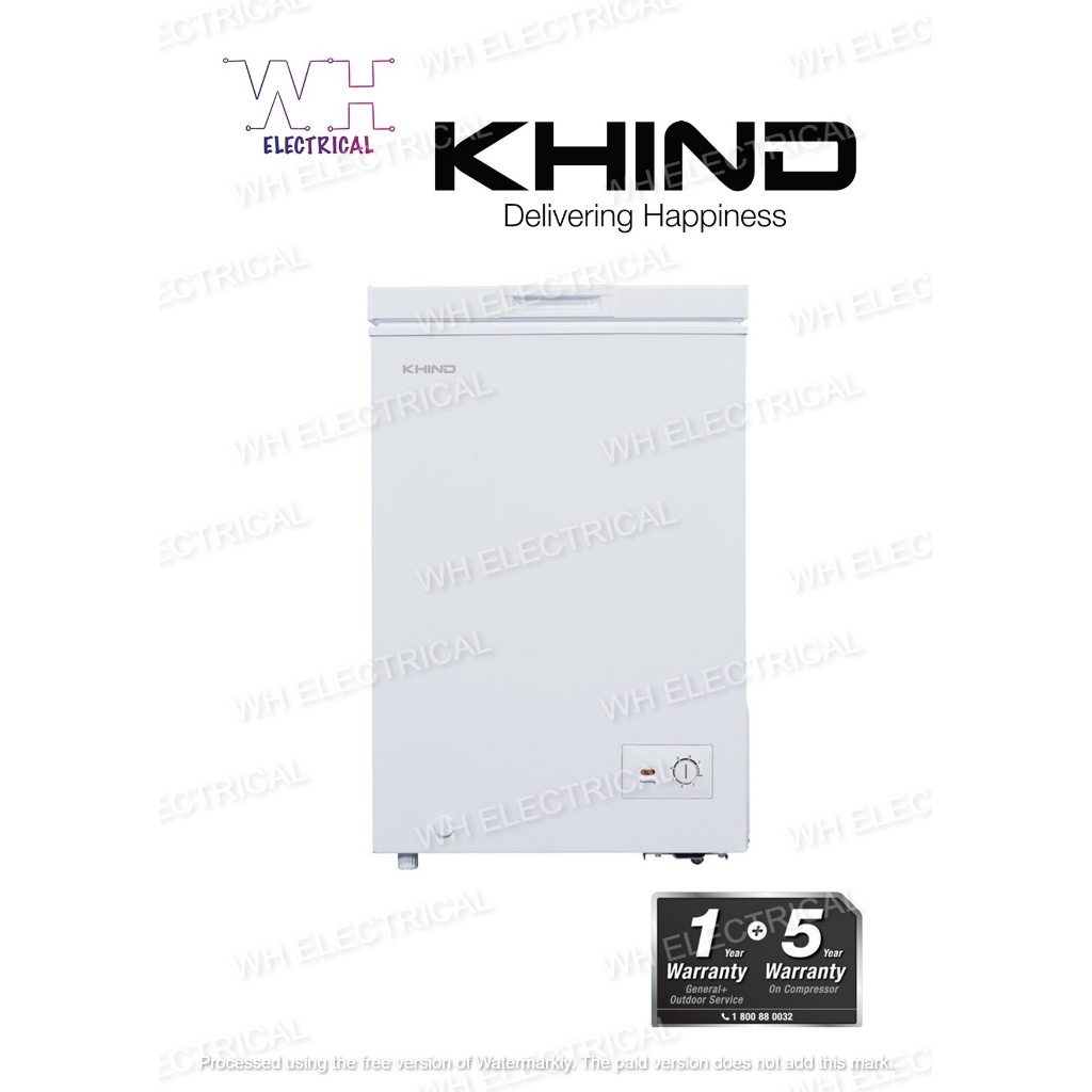 KHIND CHEST FREEZER 100L FZ100 // PETI BEKU 100L FZ100 | Shopee Malaysia