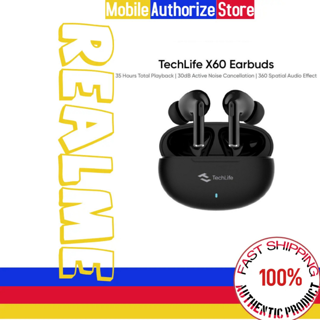 Techlife Earbuds X60 | Techlife Wireless Earbuds | Shopee Malaysia