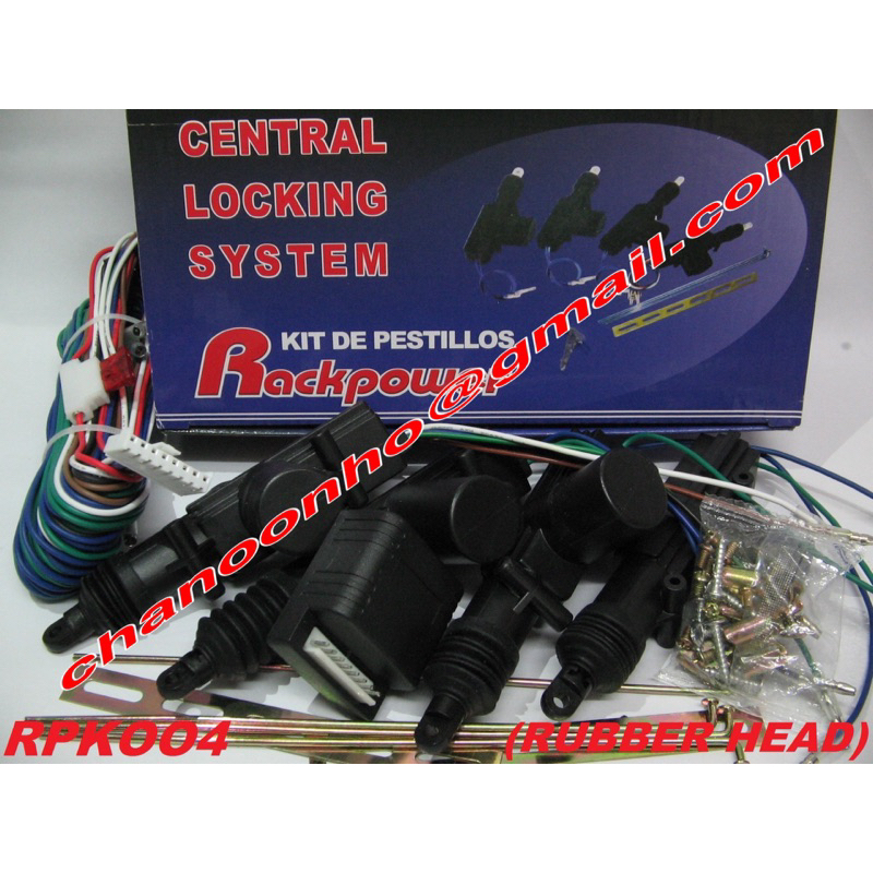 Central Door Lock Locking Kit Car Centre Lock Motor With Relay Set Kit ...