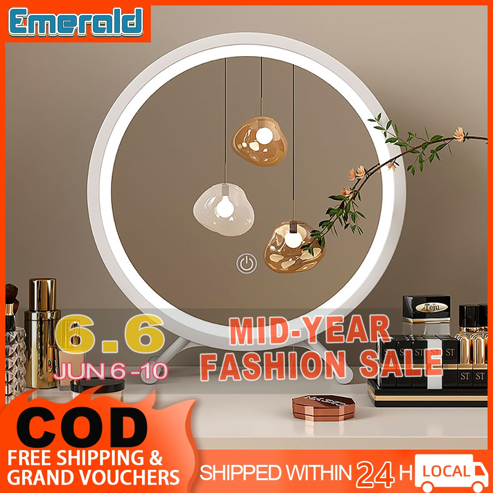 Vanity mirrorLED Makeup Mirror desktop Countertop Cosmetic Mirror ...
