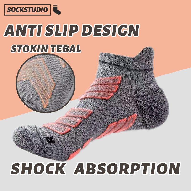 SOCKSTUDIO Running Socks Men Sport socks men Stokin anti slip sock ...