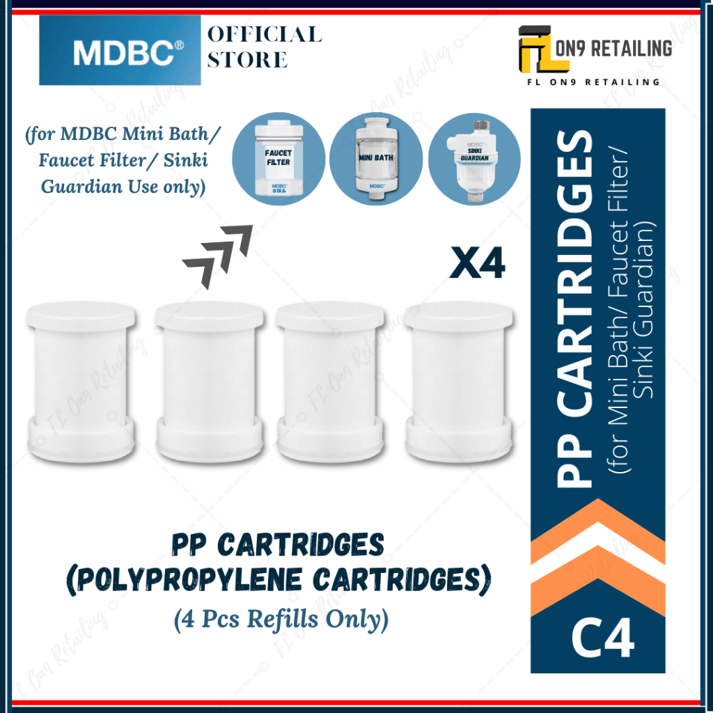Mdbc Polypropylene (PP) Cartridges for Mdbc Faucet Filter/ Mini Bath ...