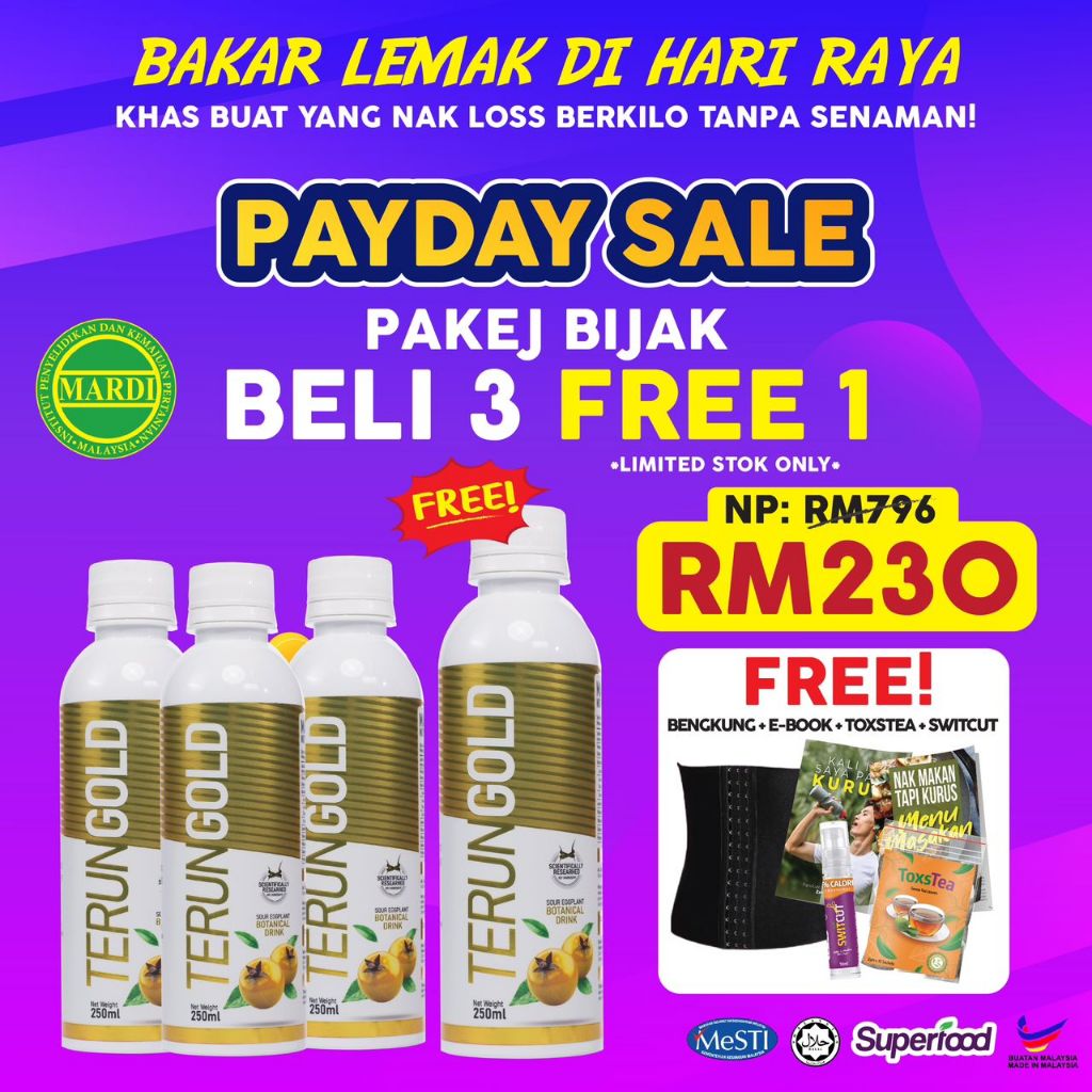 [SALE] TerunGold by Dr.Zuraida(MARDI),JUS KURUS SLIM, Pos Setiap Hari ...