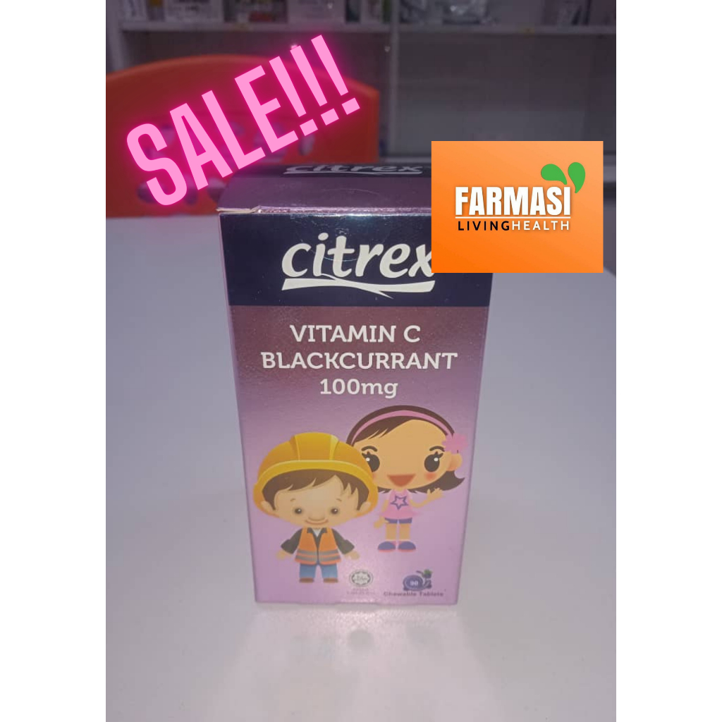 Citrex Vitamin C 100mg 90 chewable tablets | Shopee Malaysia