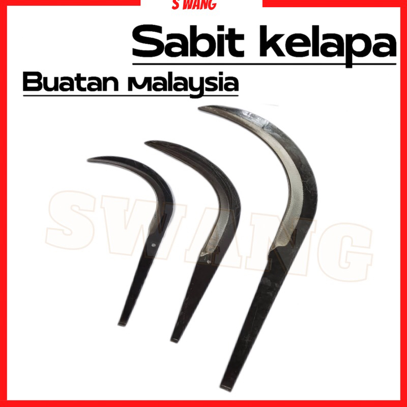 🔥buatan malaysia sabit kelapa kecil dan besar,sedang | Shopee Malaysia