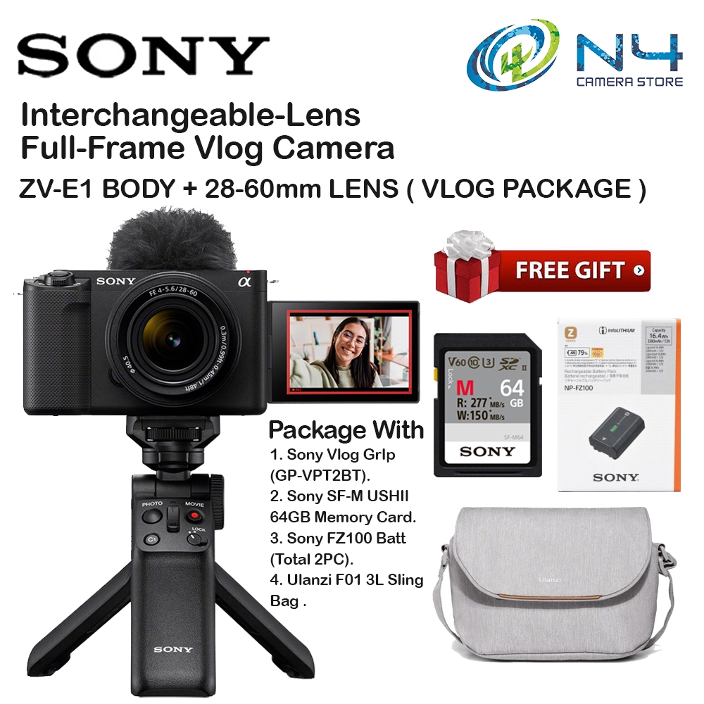 SONY ZV-E1 | Full-frame vlog camera | ALL INTERCHANGEABLE LENS CAMERAS ...