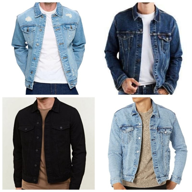 [Ready Stock]🇲🇾 Denim Jeans Jacket For Man's High quality Denim Super ...