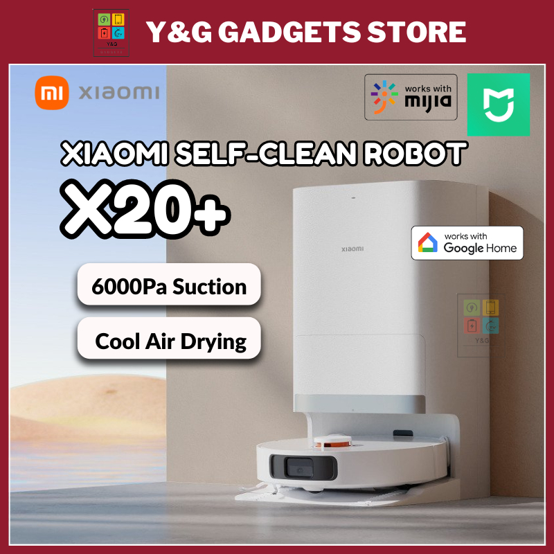 Xiaomi Robot Vacuum X20+ | X20 Pro | X20 Max | Auto mop lifting | App ...