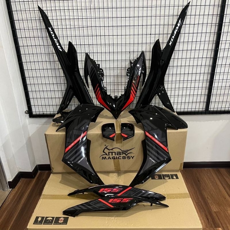 cover set magicboy sniper black batman nvx155 v2 NVXV2 NVX V2 | Shopee ...