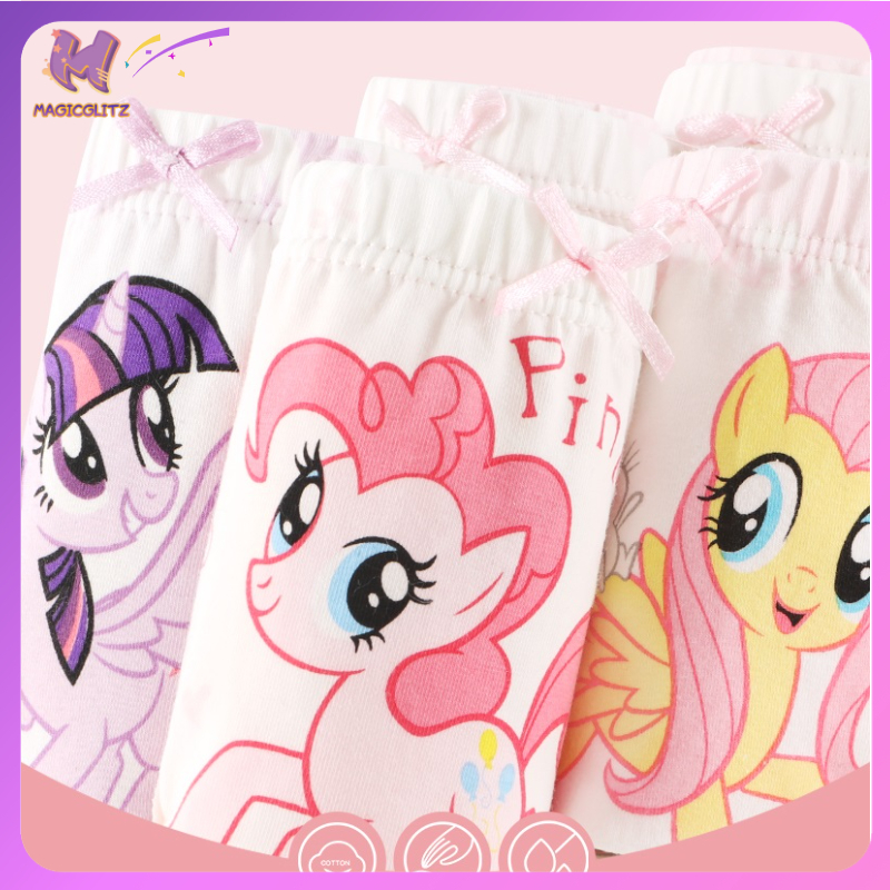 My Little Pony Girl Short Boxer/ Briefs Cute Cartoon Short Sleeve ...